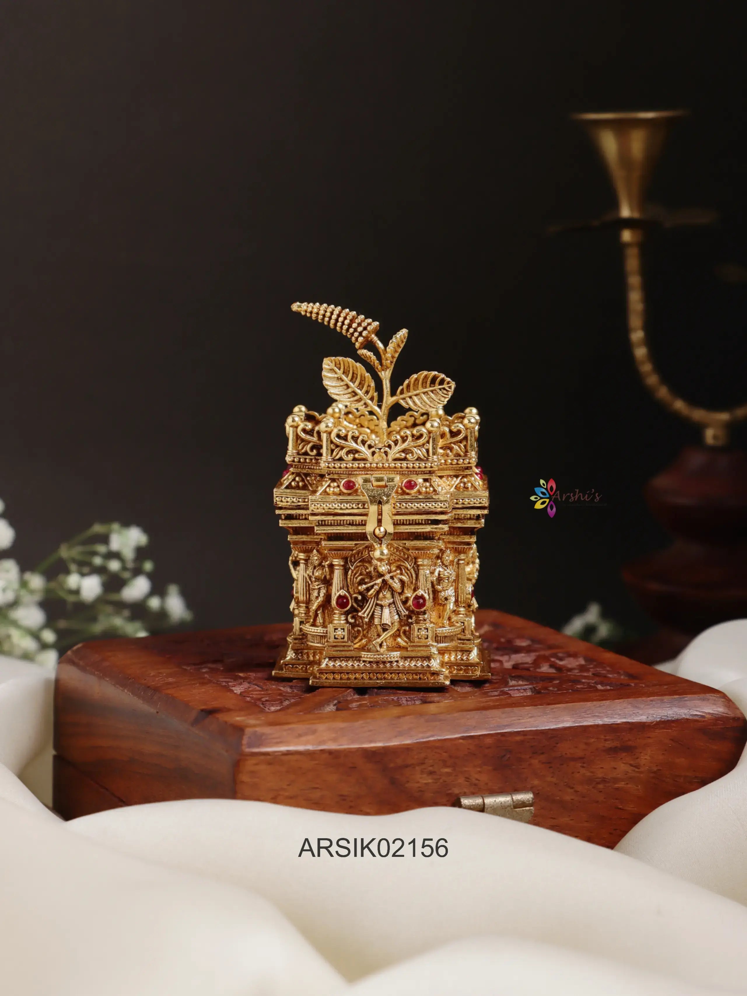 Krishna Thulasi Kumkum Box – Arshis